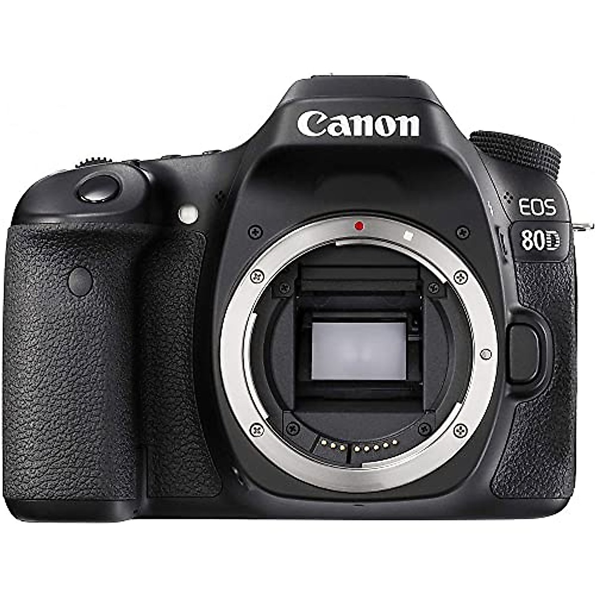 Canon EOS 80D DSLR Camera (Body Only) (1263C004), 64GB Memory Card, Case, Card Reader, Flex Tripod, Hand Strap, Cap Keeper, Memory Wallet, Cleaning Kit (Renewed)
