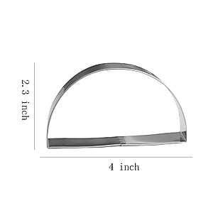 Keewah 4th of July Cookie Cutter Set - 8 Piece - USA, Bunting, Cupcake, Ice Cream, Firework Ribbon, Star - Stainless Steel