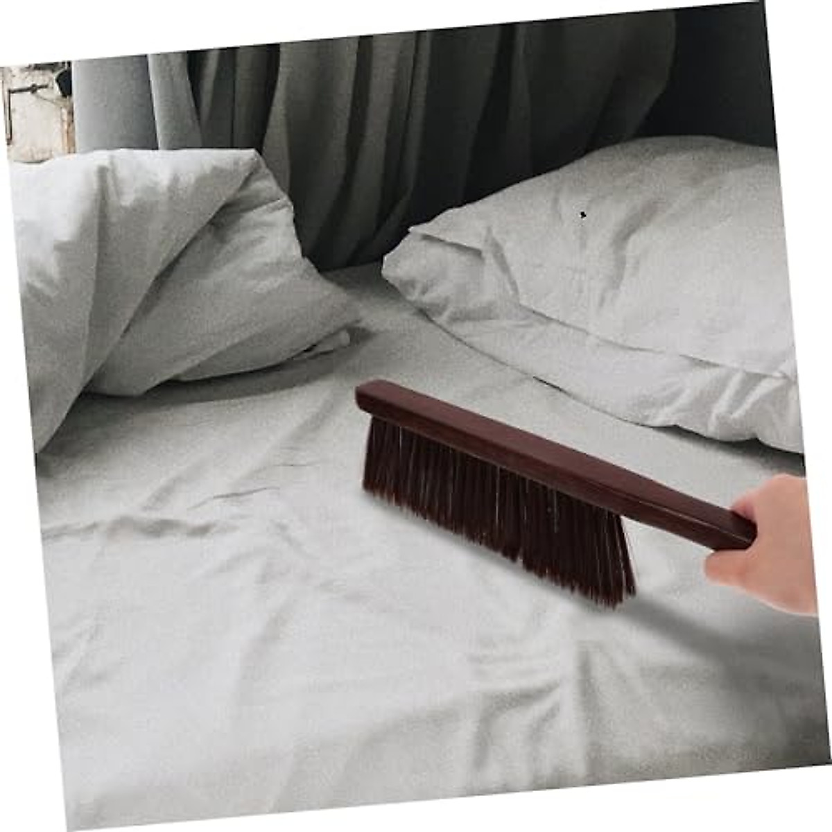 Hohopeti Bed Brush Brushes Broom Wood Brush Dust Remover Brush Bench Brush Bed Cleaning Brush Hand Brush Car Brush Clothes Brush Furniture Brush Dusting Brush Sand Brush for Beach The Pet