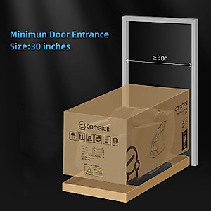 COMFIER Full Body Massage Chair,Massage Recliner Chair, Zero Gravity,Shiatsu Deep Kneading, 6 Auto Program,Air Compression,Heat,Bluetooth Speaker,Rolling,Chair Massager, Black