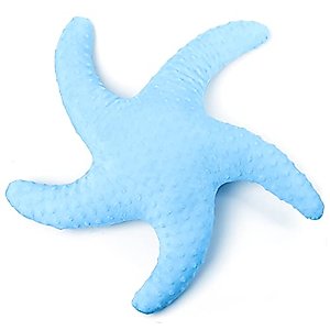 Yi-gog Starfish Pillow Decor Throw Pillows Coastal Star Shaped Beach Ocean Cute Stuffed Plush Soft Cushion Decoration Couch Bed Room Blue