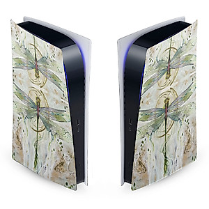Head Case Designs Officially Licensed Stephanie Law Damselfly 2 Art Mix Vinyl Faceplate Sticker Gaming Skin Case Cover Compatible with Sony Playstation 5 PS5 Digital Edition Console