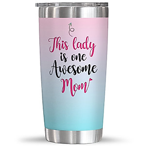 OASSIE Mothers Day Gift Set - 13oz Canvas Tote Bag & 20oz Stainless Steel Tumbler, Mother's Day Gifts For Women, Mom, New Mom, Birthday Gifts For Mom, Aunt, Sister Gift Ideas