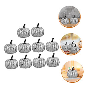 Garneck 50 pcs Foam Pumpkin Small Artificial Pumpkins Artificial Pumpkins for Table Decor Mini Pumpkins Bulk Artificial Pumpkins Bulk Fake Pumpkins Realistic Pumpkin Miniature Model