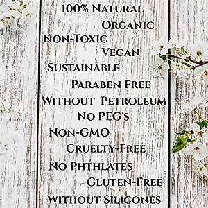 Harvest Natural Beauty - Lengthening Organic Mascara- 100% Natural and Certified Organic- Non-toxic, Vegan and Cruelty-Free - Black Mascara