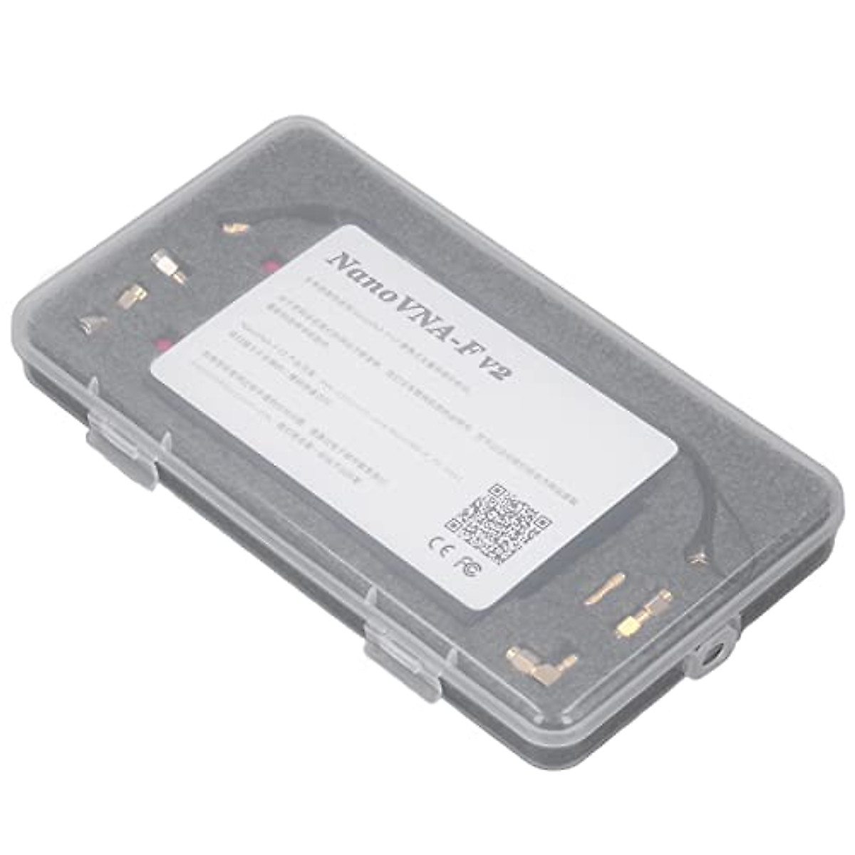 Oumefar Vector Network Analyzer, Full Touch Screen HF VHF UHF Antenna Analyzer Shielding Electromagnetic Interference with Aluminum Case for Short  Precisionmeasuring