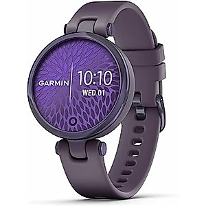 Garmin Lily™ 010-02384-02 Sport Edition Midnight Orchid Bezel with Deep Orchid Case and Silicone Band - Renewed