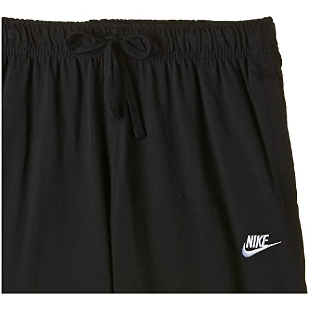 Nike Men's Sportswear Club Short Jersey, Black/White, Large