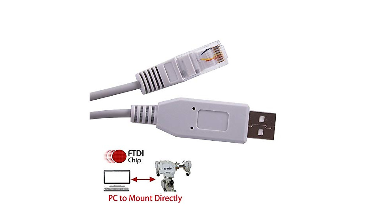 Skywatcher EQMOD ASCOM Cable for HEQ5pro AZEQ Mounts (6ft)