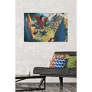 Trends International Harry Potter-Quidditch Premium Wall Poster, 22.375" x 34"