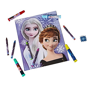 Disney Frozen 2 Elsa and Anna Kids Coloring Art and Sticker Set, 30 Pcs.