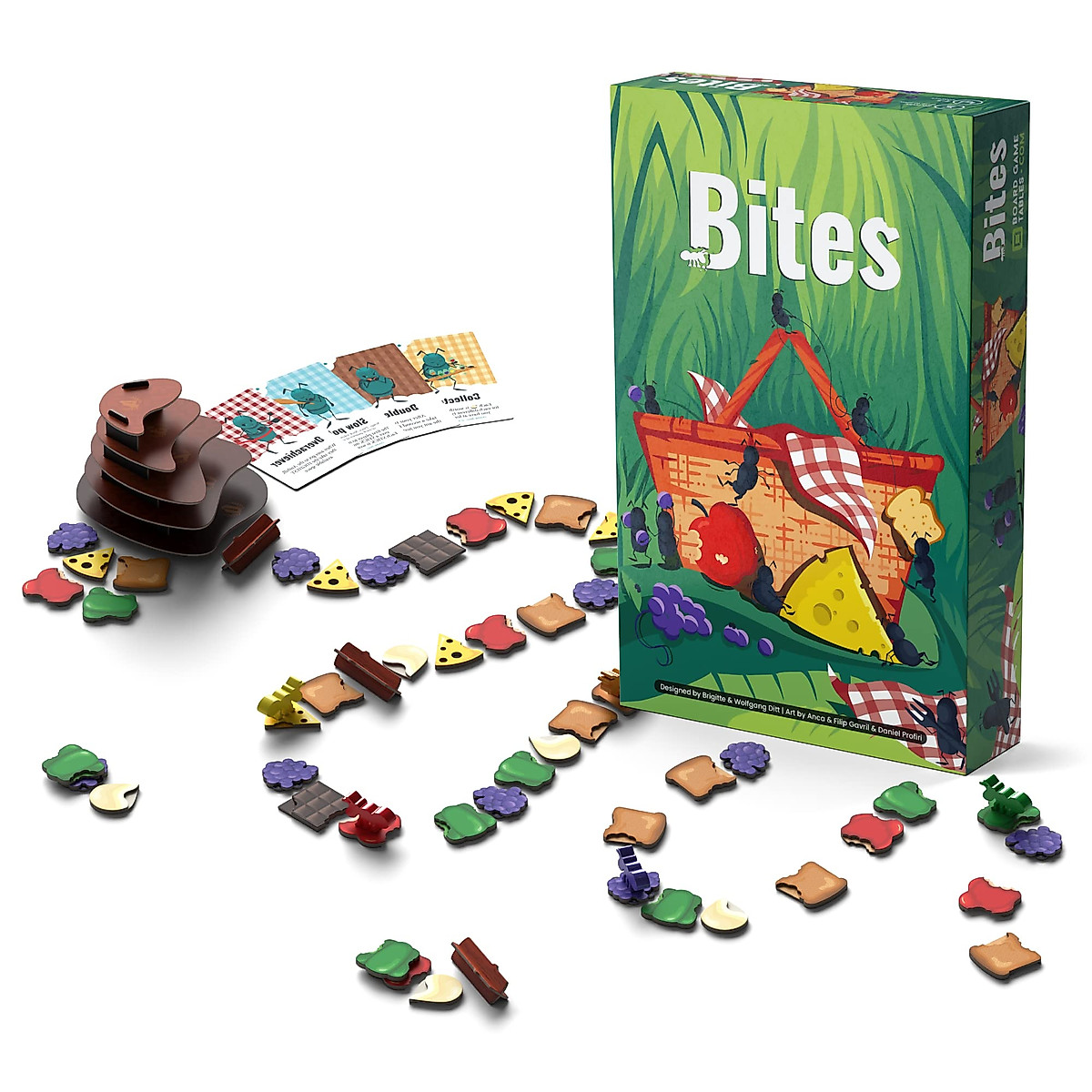 Bites - Board Game - 2 to 5 Players - 20 Minute Play Time