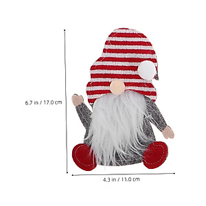 Kichvoe Christmas Cutlery Bags 12pcs Gnome Tableware Pouch Xmas Flatware Holder Cover Holiday Table Chopsticks Spoon Fork Pouches for Christmas Table Decoration