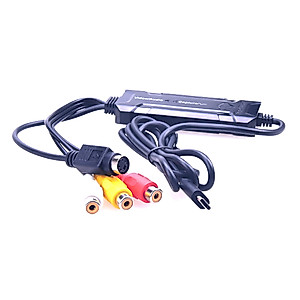 Top-Longer Type C Video Grabber Cassette/Tape Converter/VHS to Digital Converter for VHS to DVD Cassette with Windows 11/10 and Mac OS X Ventura 13.0.1-Updated Version