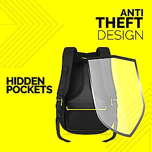 Trovo Bagpacks, Champ Pro, Anti Theft Zip, Water Resistant, Shoulder Strap Pocket, For Men & Women, USB Charging Function Backpack for Travel, Work, or School (30-40 Ltr, Blue)