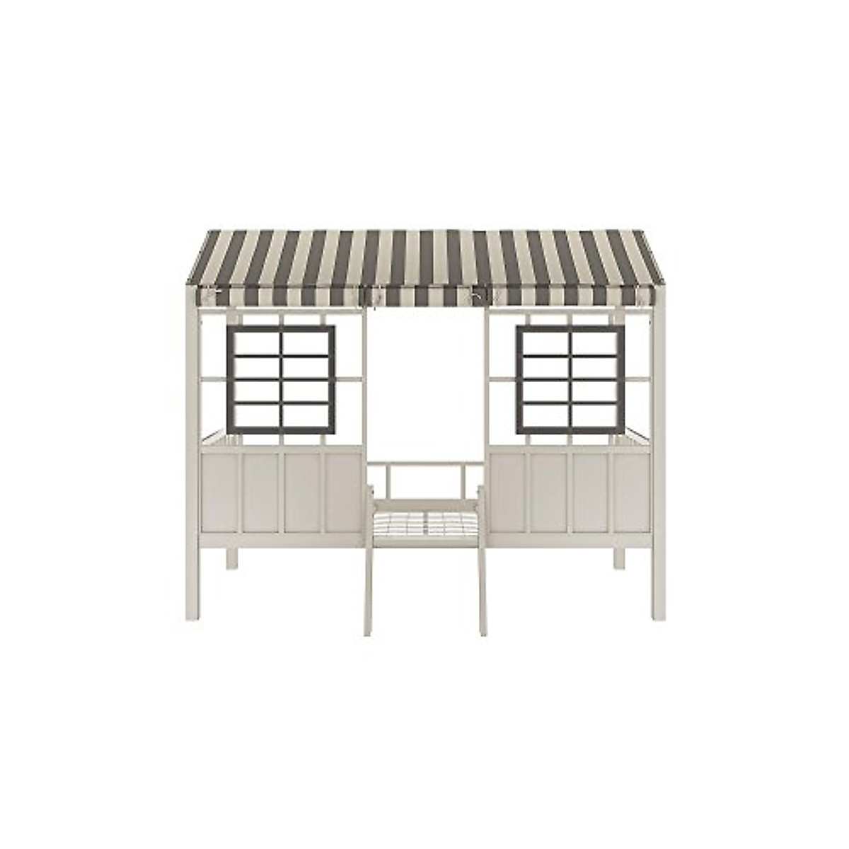 Little Seeds Rowan Valley Forest Loft Bed, Grey/Taupe, Twin