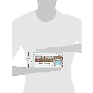 Ginger Ray Birthday Cake Bunting Topper with Flags Poms, Chevron Divine