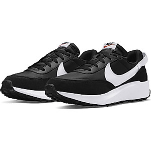 NIKE Men's Gymnastics Shoes Sneaker, Black White Orange Clear, 11