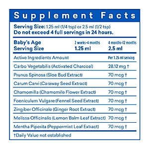 Colic Calm Gripe Water, Colic & Infant Gas Relief Drops, 2 Ounce