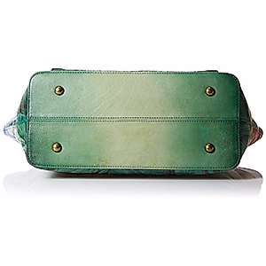 Anna by Anuschka Hand Painted Leather Women's East WEST Organizer Tote, Lovable Panda