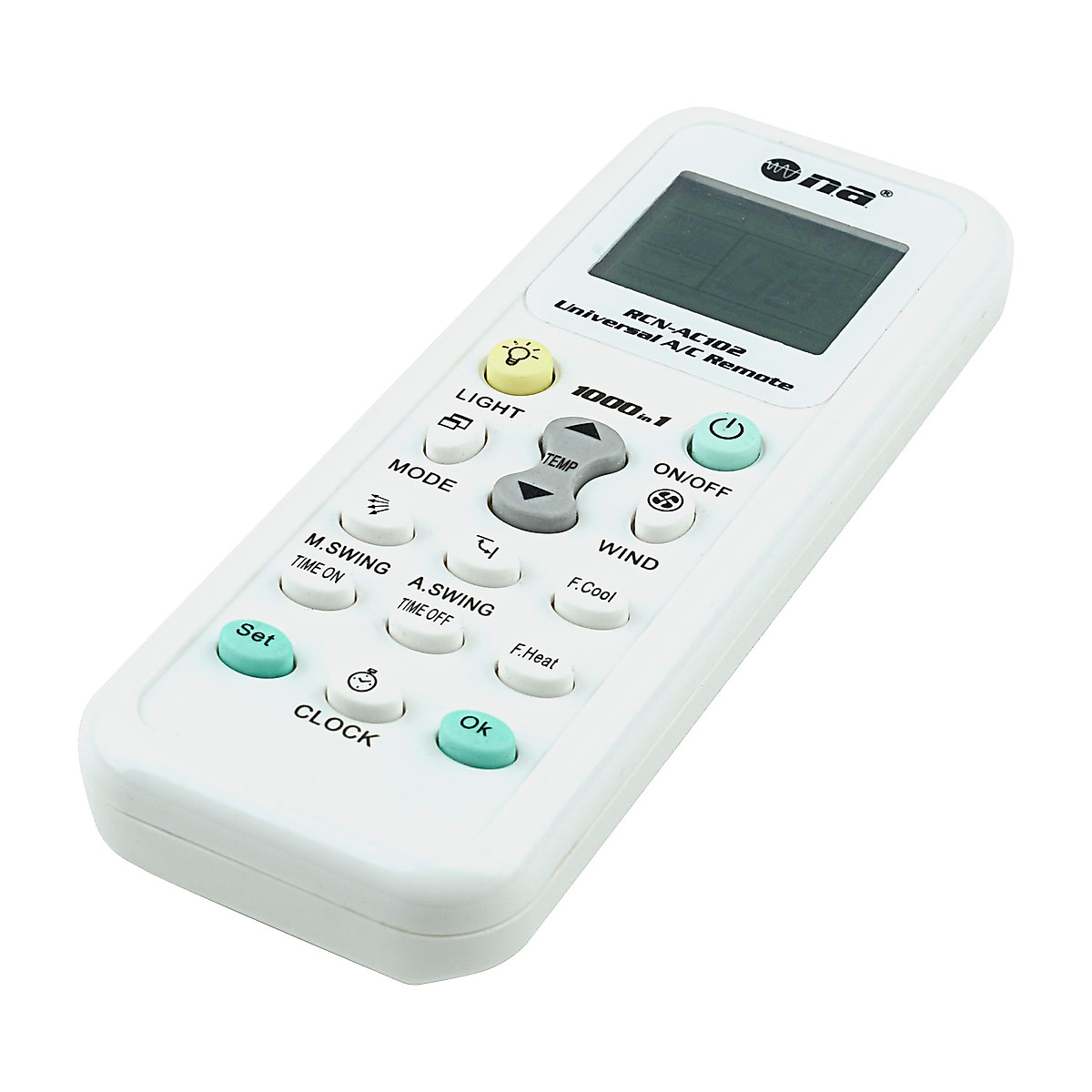 Nippon America Universal Air Conditioner Remote Control Compatible for Daikin, Hitachi, Carrier, Panasonic, LG, Sharp, Haier, Midea, Whirlpool, Bosch, Olympus, Toshiba, Samsung and 1000 More Brands