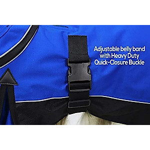 Derby Originals Ruff Pup 1200D Ripstop Waterproof Reflective Winter Dog Coat with Neck Cover and Harness Compatible Opening 220G - 17