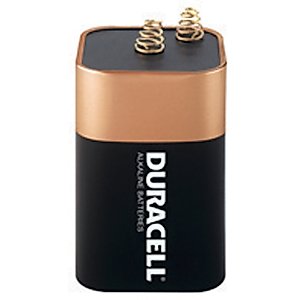 Duracell MN908 6V Non-Rechargeable Alkaline Lantern Batteries (1 Pack)