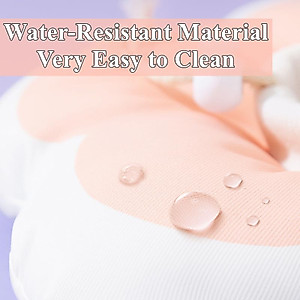 LAVVICHA Soft Cat Cone Collar Waterproof Adjustable Pet E Collar Cute Pink Flower Collar for Cats Small Dogs Kitten Puppy After Surgery Prevent Licking(Pink,Small)