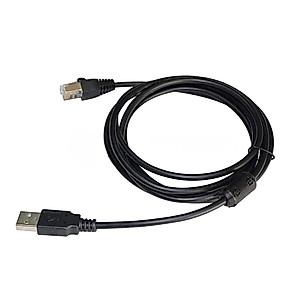 RIKYJIC USB to RJ50 10P10C Data Cable for Newland Scanner Connecting Computer(1.8 Meters)