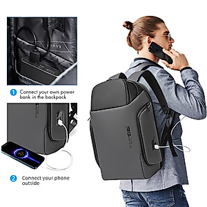 BANGE Smart Business Backpack, Laptop Backpack Fits for 15.6 INCH, Waterproof Travel Back Pack, Fashion Casual Daypack for Men and Women…