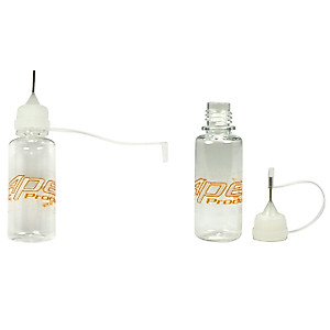 Apex RC Products 15ml / .5oz Oil/Fluid Dropper Plastic Bottle W/Needle Tip - 5 Pack 2101