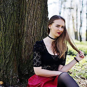 Body Candy Stainless Steel Red Rose Skeleton Stud Earrings