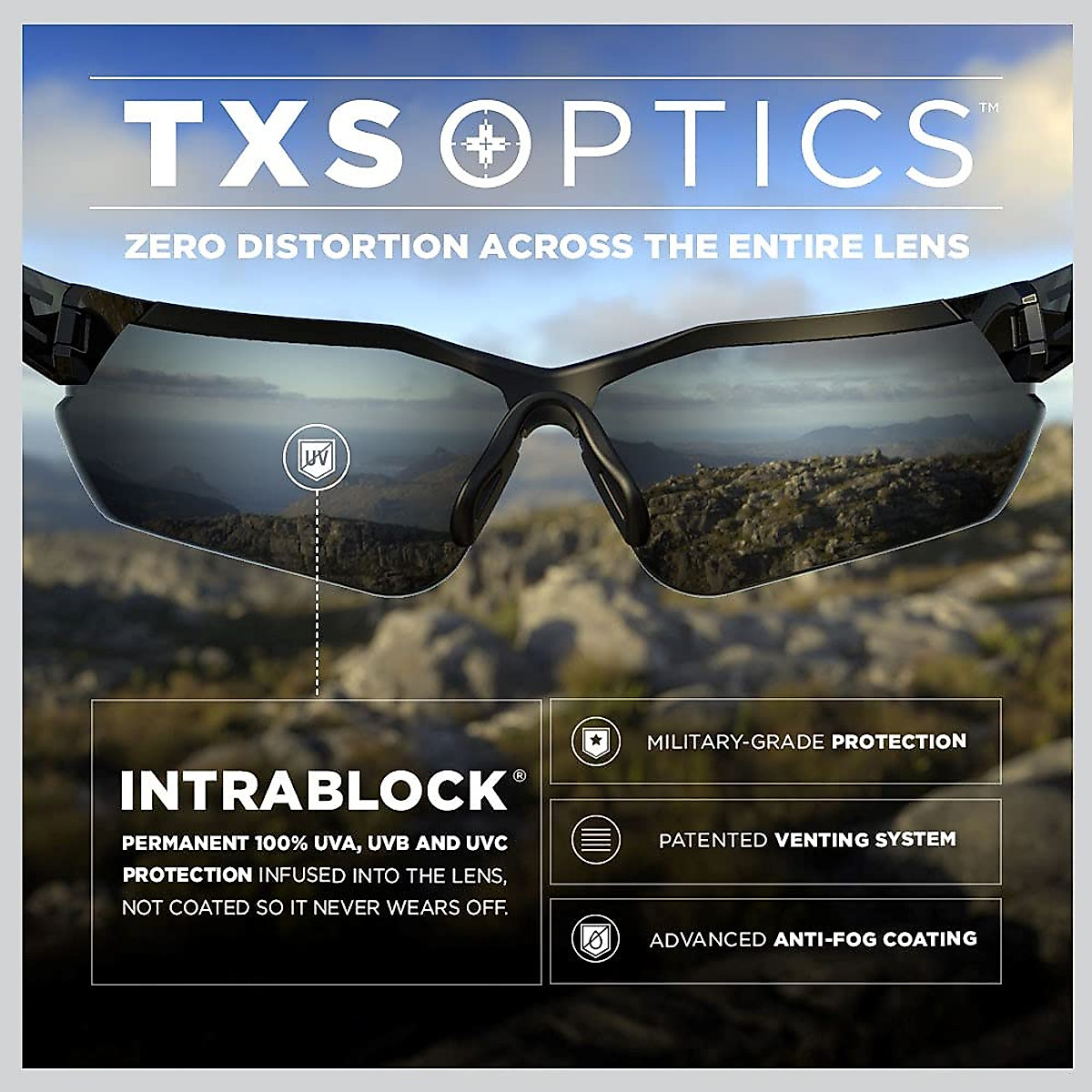 FORCEFLEX Havoc | Unbreakable Sports and Running Sunglasses for Men and Women