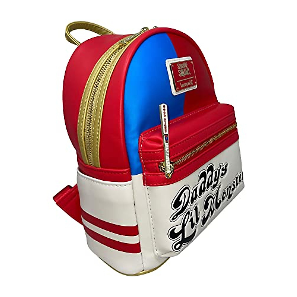 Loungefly Suicide Squad Harley Quinn Cosplay Womens Double Strap Shoulder Bag Purse