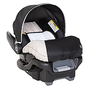 Baby Trend Ally Newborn Baby Infant Car Seat Carrier Travel System with Harness and Extra Cozy Cover for Babies Up to 35 Pounds, Modern Khaki