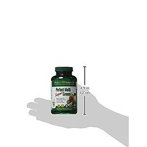 Purity Products Perfect Multi Super Greens Dietary Supplement Health Nutrition, 120 count