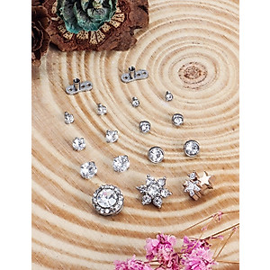 Uqnwbdq Dermal Piercing Jewelry Dermal Top Dermal Anchor Dermal Jewelry kit Dermal Base Jewelry 316L Surgical Stainless Steel Titanium Microdermal Gem CZ Diamond Dermal Piercing Jewelry for Women Men