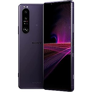 Sony Xperia 1 III XQ-BC72 5G Dual 512GB 12GB RAM Factory Unlocked (GSM Only | No CDMA - not Compatible with Verizon/Sprint) International Version – Frosted Purple