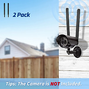 Bingfu Long Range 4g Cellular Trail Camera LTE Antenna 6dBi (RP-SMA Male)(2-Pack) Compatible with Spypoint Link Micro Solar EVO Link S Dark Trail Wildlife Hunting Game Cam Mobile Security Camera