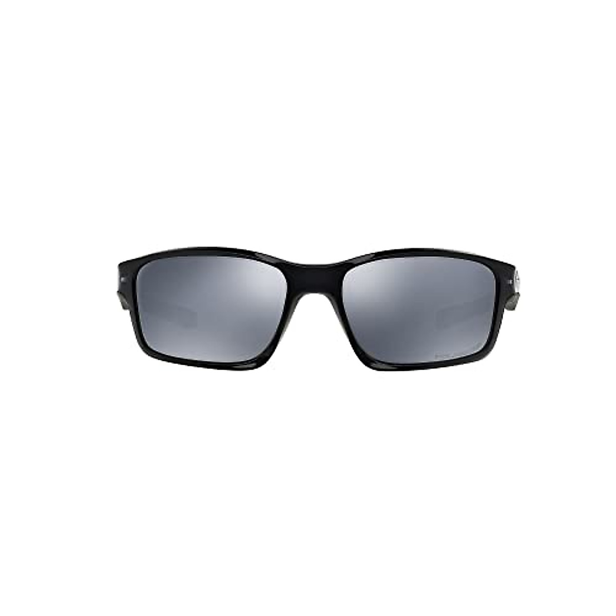 Oakley Men's OO9247 Chainlink Rectangular Sunglasses, Black Ink/Black Iridium Polarized, 57 mm