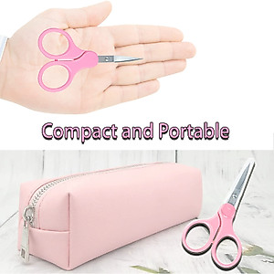 Small Scissors All Purpose,3.5 Inch Mini Sharp Scissors for Beauty/Sewing/Crafts(2 Pack)