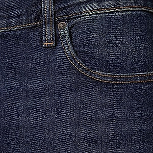 Amazon Essentials Men's Classic-Fit Expandable-Waist Flat-Front Dress Pant, Black, 36W x 32L