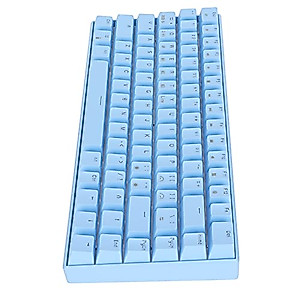 BTIHCEUOT Gaming Keyboard 82 Keys Wireless 2.4G 1800mAh Battery Ergonomic Design Mechanical Keyboard for Laptop Desktop Computer
