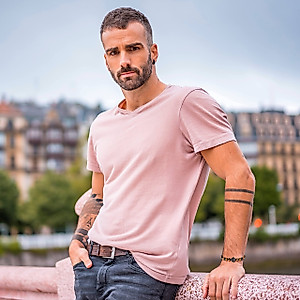 COAI Viking Jewelry Lion Tiger Eye Stone Bracelet for Men Women