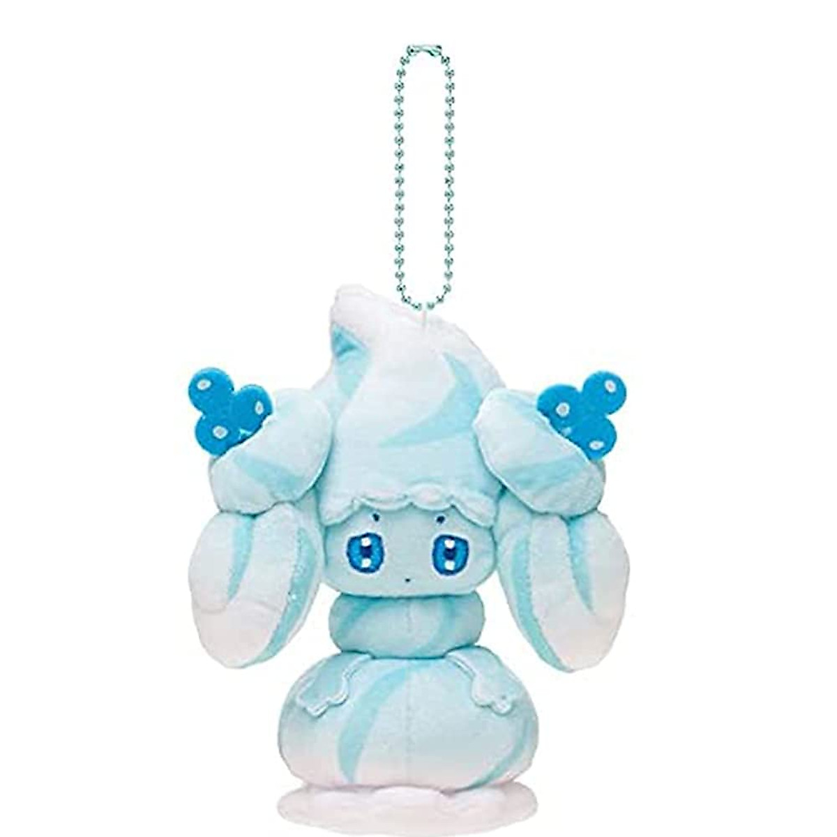 Pokemon Center Alcremie Mawhip A La Mode Mint Blue 6 Inch Keychain Plush