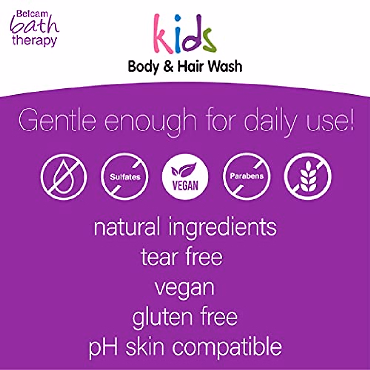 Kids Body Wash and Shampoo, Groovy Grape, 500 mL