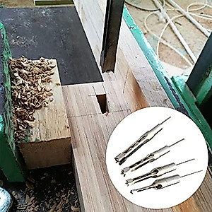 TWSOUL Bench Drill Locator Set, Square Hole Chisel Drilling Machine Woodworking Bench Mortiser Location Tool, Mortising Attachment Kit for Mortising Chisels Tenoning Drilling Machine