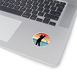 Teegarb Letter Blanket Sticker Decal Hilarious Golfing Golfer Husband Player Sarcasm Introvert Humorous Athletes Stickers for Laptop Car 6" × 6" / White