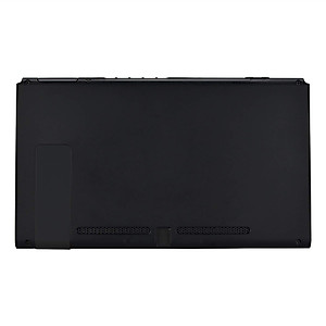 eXtremeRate 2 Set of Black Soft Touch Replacement Kickstand for Nintendo Switch Console, Back Bracket Holder Kick Stand for Nintendo Switch - Console NOT Included