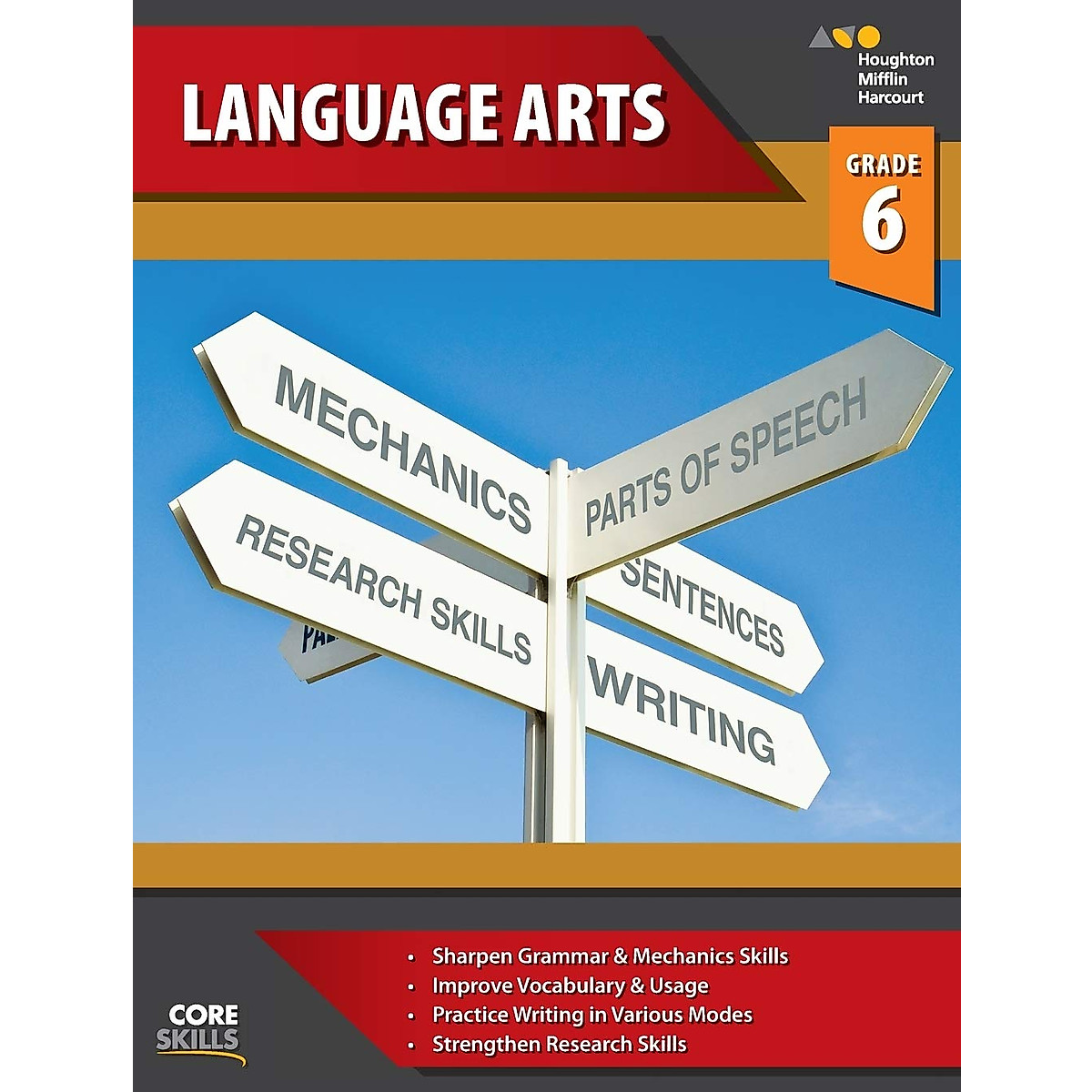 houghton mifflin harcourt Steck-Vaughn Core Skills Language Arts: Workbook Grade 6